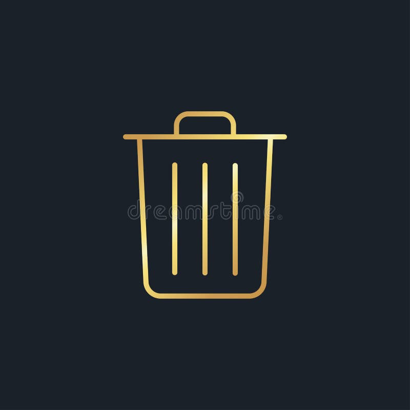 Abstract Background for Garbage,gold Color,vector Illustrations Stock ...