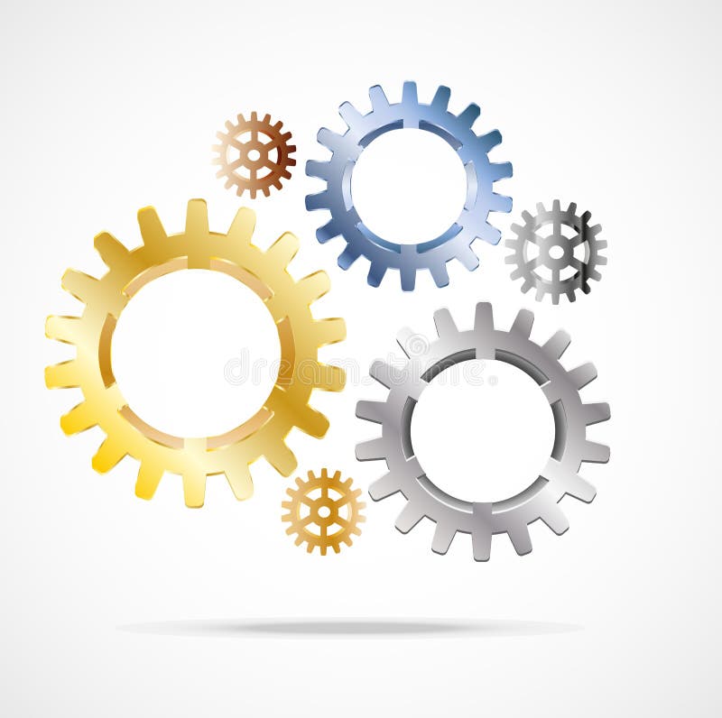 Abstract background gear stock vector. Illustration of technical - 25662570