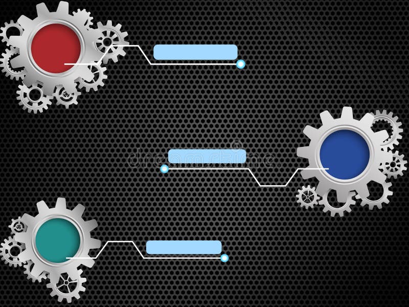 Abstract Background with Gears Stock Vector - Illustration of cogwheel ...