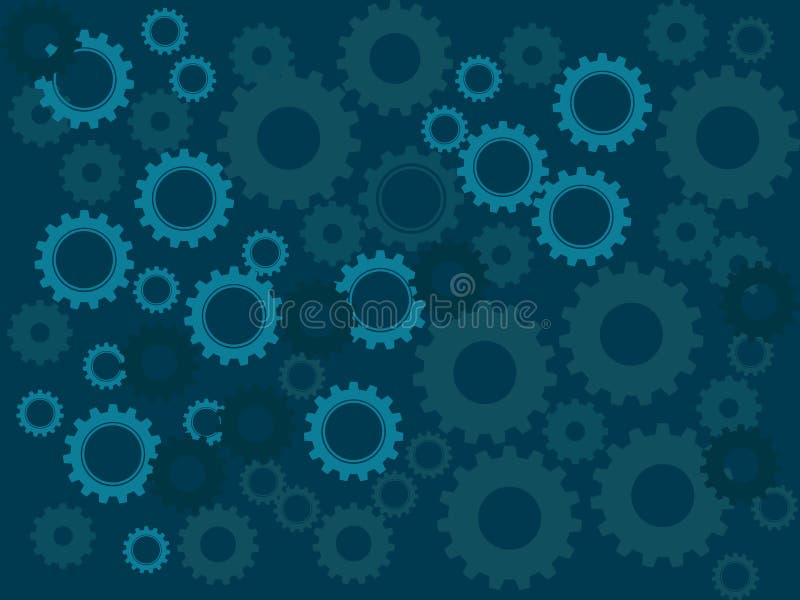 Abstract Background and Gears Background. Vector Illustration Stock ...