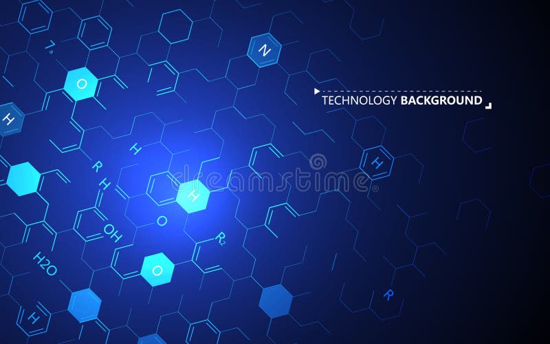 The Abstract Background of Gene Coding Stock Vector - Illustration of ...