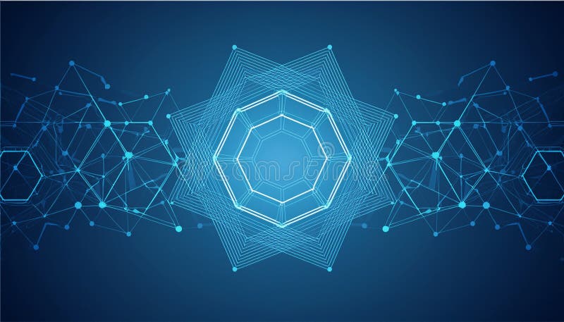 Abstract background stock illustration. Illustration of technological ...