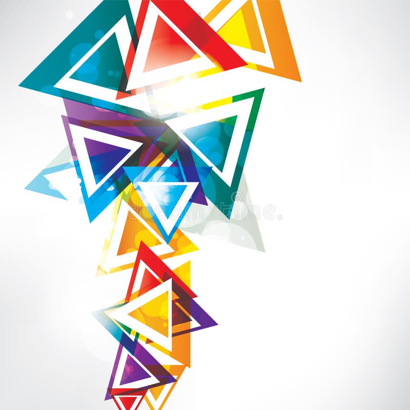 Abstract Background with Geometric Elements Stock Vector - Illustration ...