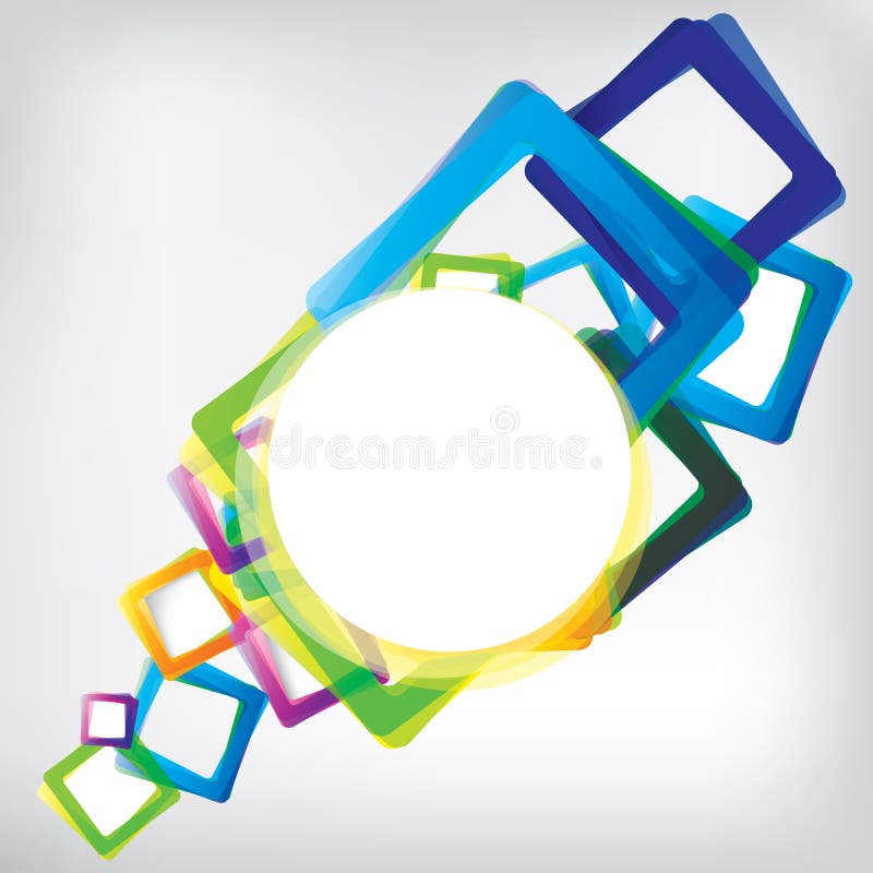 Abstract Background with Geometric Elements Stock Vector - Illustration ...