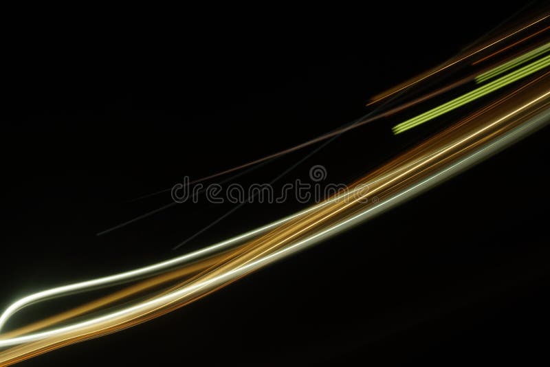 Abstract Background with Geometric Elements Light Line Color Over Black ...