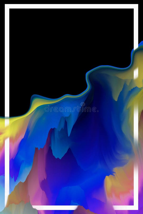 Abstract Background with Geometric Frame. Modern Abstract Art Design ...