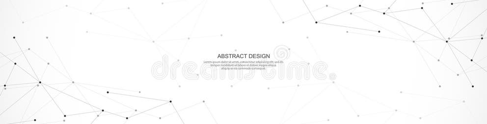 Abstract Background and Geometric Pattern with Connecting the Dots and ...