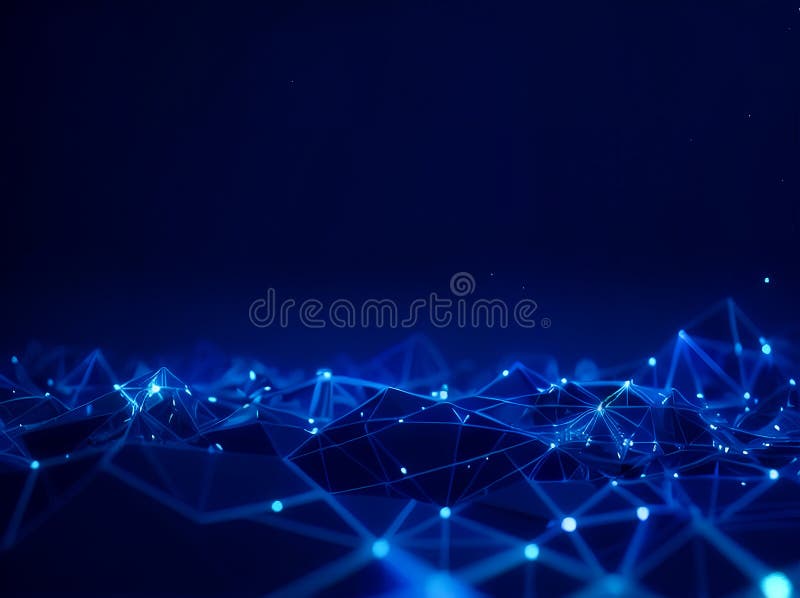 Abstract Background Geometric with Polygon Line and Dots for Science ...