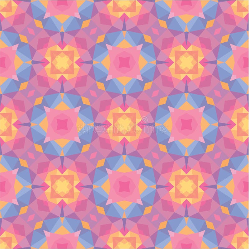 Multicolor Geometric Pattern in Bright Color. Stock Vector ...