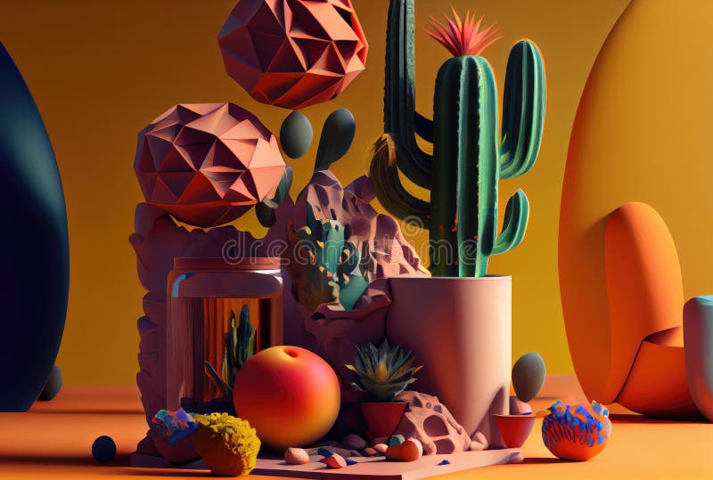 Abstract Background of Geometric Shape. Creative Wallpaper and Colorful ...