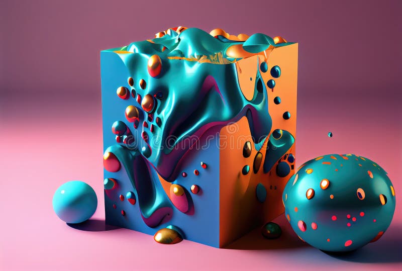 Abstract Background of Geometric Shape. Creative Wallpaper and Colorful ...