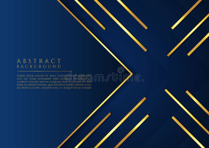 Abstract Background Geometric Shape and Stick Gold Color Luxury Concept ...