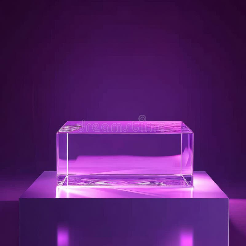 Abstract Background with Geometric Shapes, Podium for Product ...