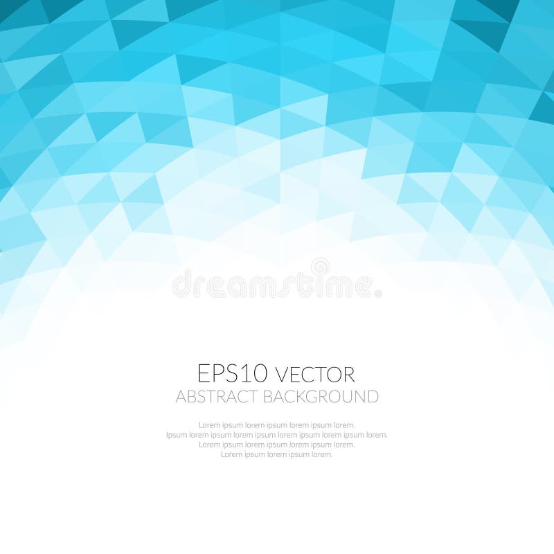 Abstract Background of Geometric Shapes. Shades of Blue Stock Vector ...