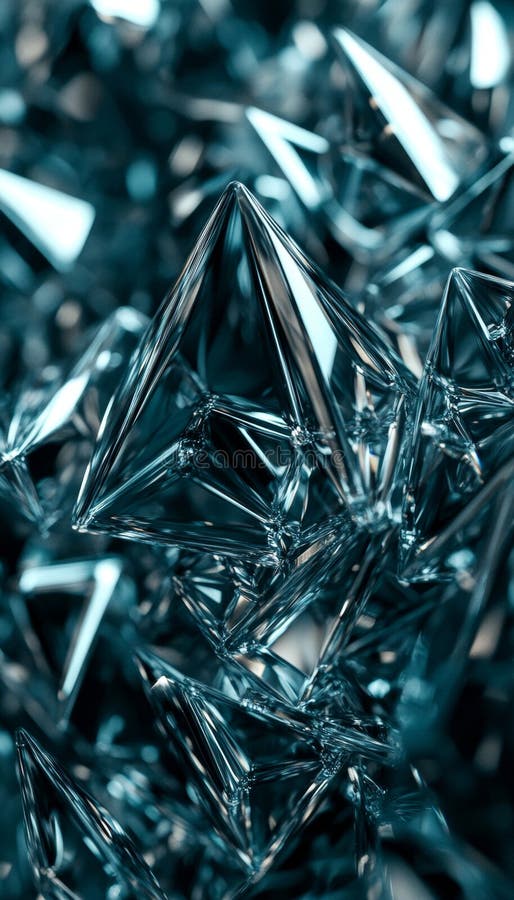 Abstract Background, Geometric Shapes, Triangles Gradient Blue ...