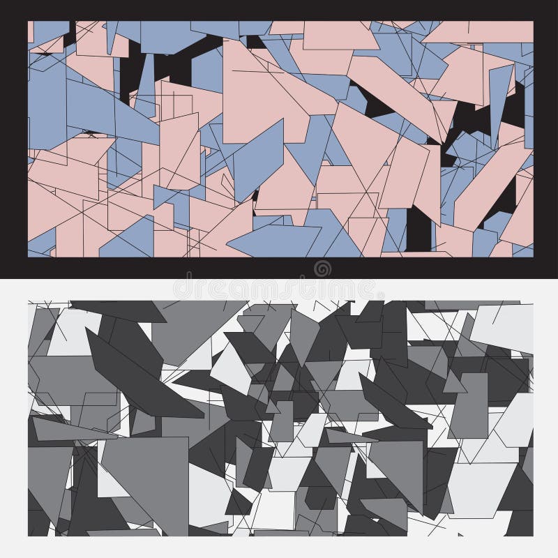 Abstract sharp shapes stock illustration. Illustration of graphic ...