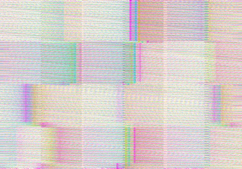 Abstract Background with Glitch Scanlines Stock Illustration ...