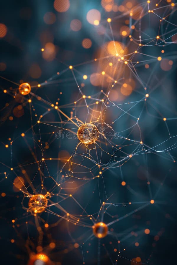 Abstract Background of Global Internet Network. Concept of Wireless ...