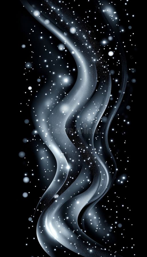 Abstract Background, Glossy Curves and Luminous Waves on Crystal Clear ...