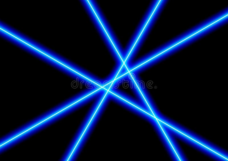 Abstract Background of Glowing Blue Light Lines Stock Illustration ...