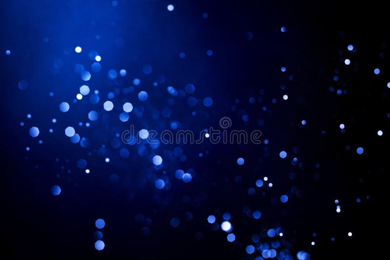Abstract Background with Glowing Blue Particles. Stock Image - Image of ...