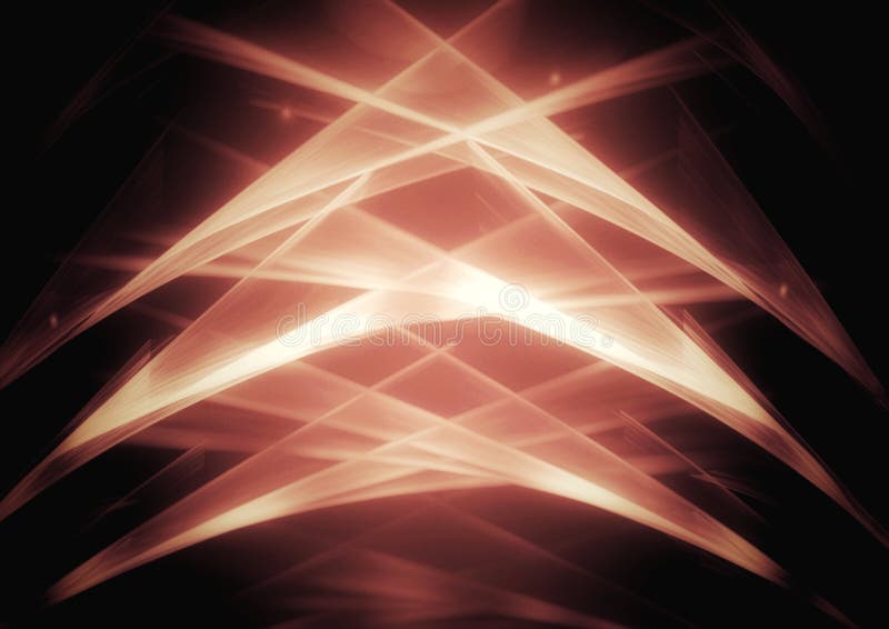 Abstract Background with Glowing Lines Stock Illustration ...