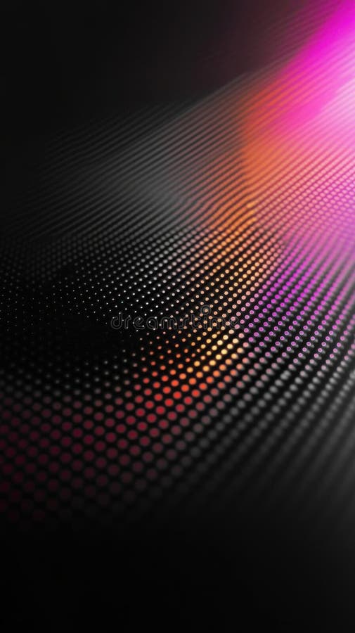 Abstract Background with Glowing Particles. Vector Illustration for ...
