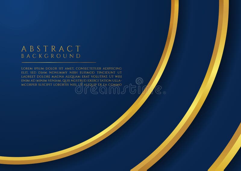 Abstract Background Gold Circle Shape Radial Design Luxury Style with ...