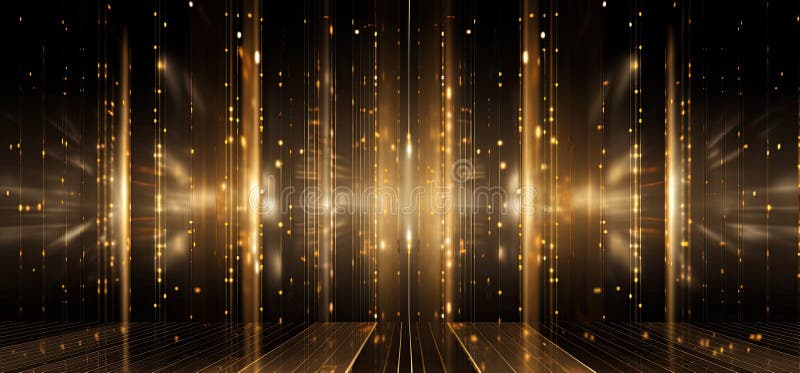 Abstract Background with Gold Color Stock Illustration - Illustration ...