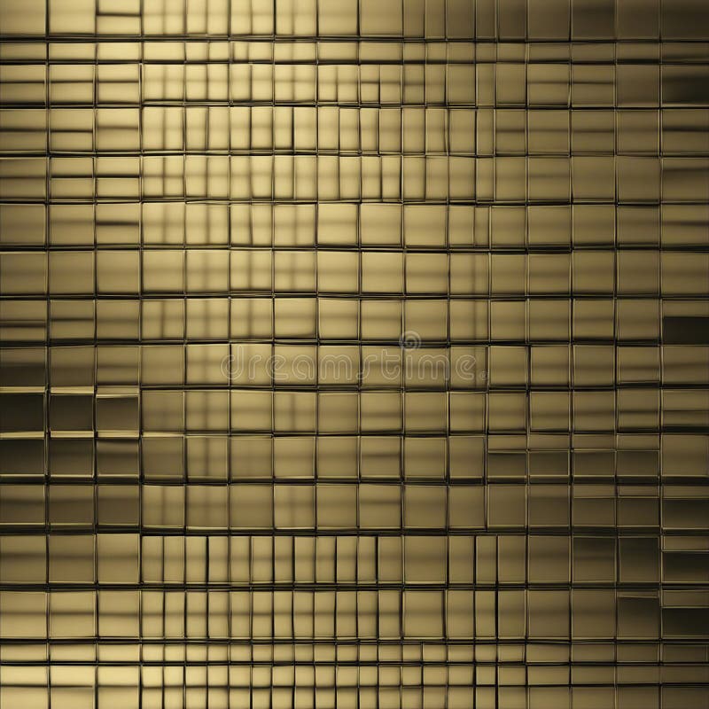Abstract Background a Gold Engine Turned Texture Pattern with a Square ...
