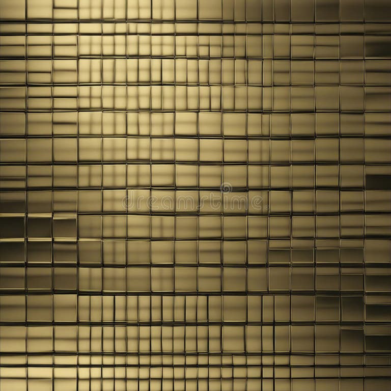 Abstract Background a Gold Engine Turned Texture Pattern with a Square ...