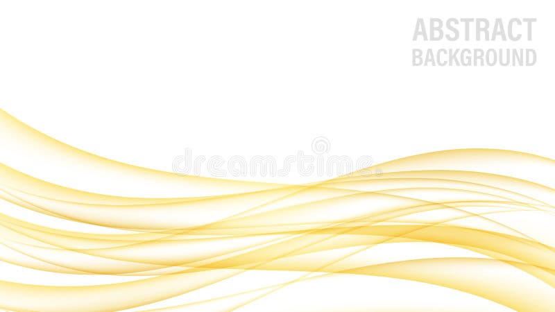 Abstract Background with Gold Waves. Abstract Digital Gold Gradient ...