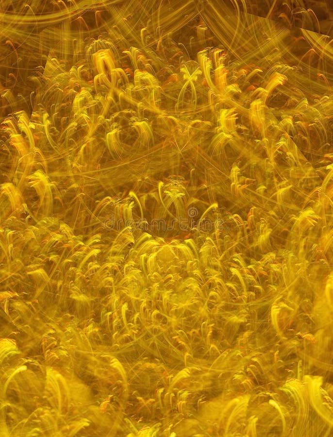 Abstract Background with Golden Lights Cascading Waves of Sparks Stock ...