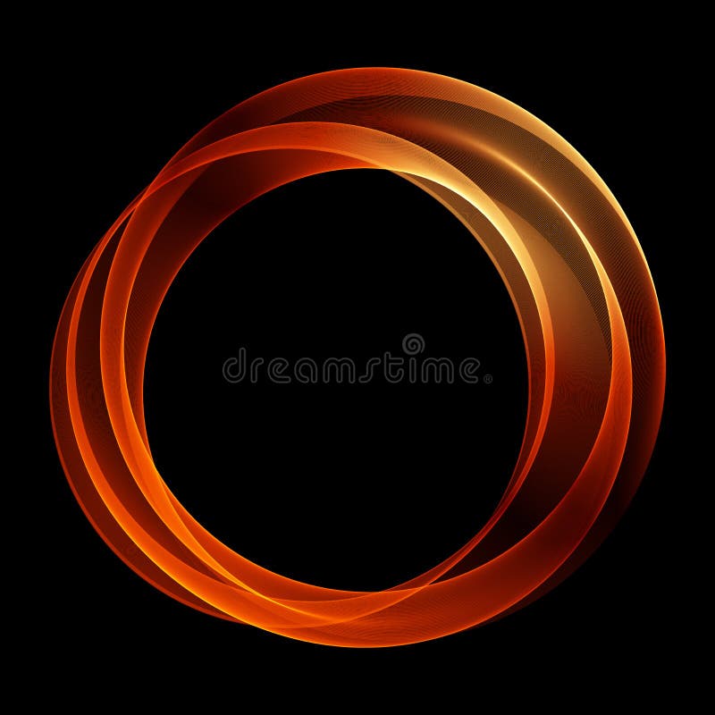 Abstract Background, Golden Lines Waves, Smooth Round Transparent Wave ...