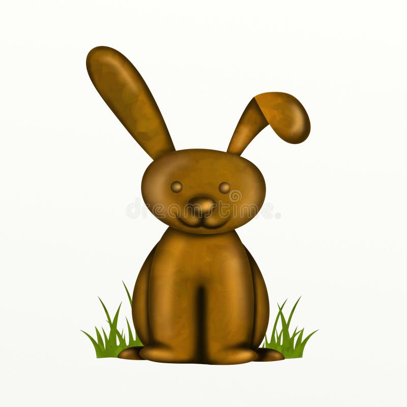 Golden rabbit stock illustration. Illustration of animal - 30289722