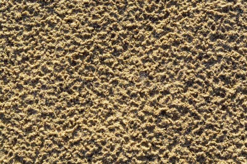Abstract Background with Golden Sand with Texture after Rain Stock ...