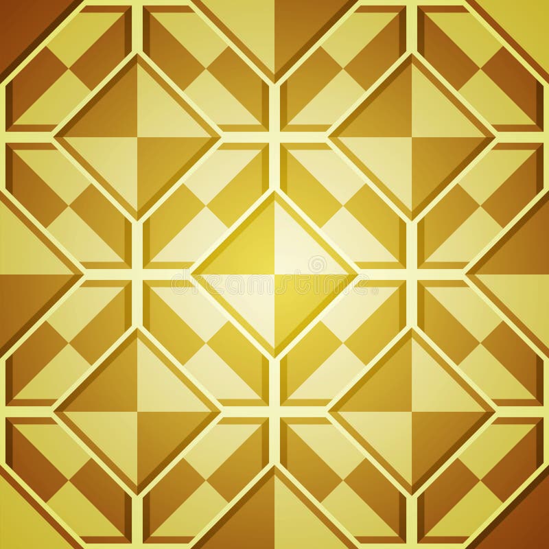 Abstract Background with Golden Squares. Stock Vector - Illustration of ...
