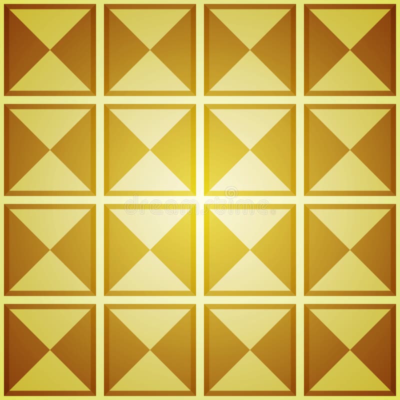 Abstract Background with Golden Squares. Stock Vector - Illustration of ...