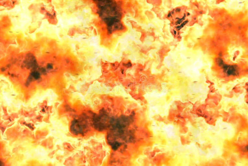 Abstract Background - Gothic Blazing Hell Texture, Fire 3D Illustration ...