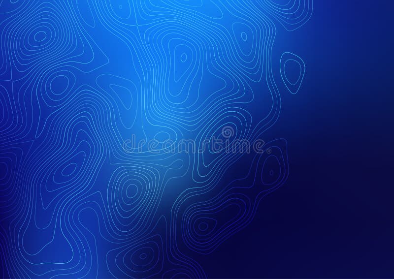 Abstract Background with a Gradient Blue Topography Design Stock ...