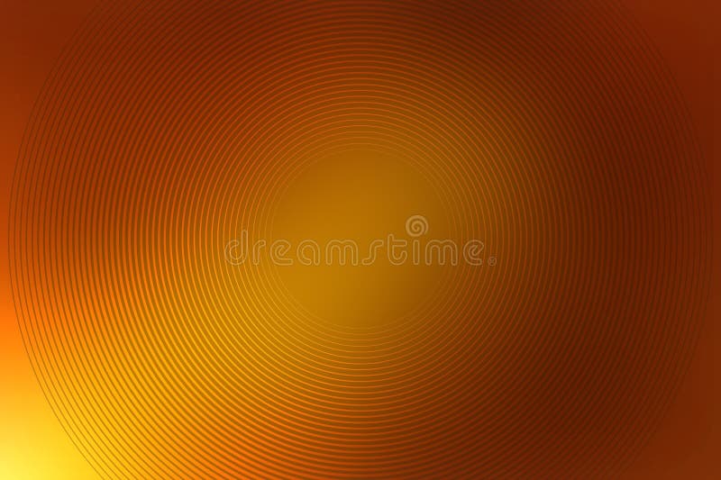Abstract Background Gradient Brown Radial. Golden Chocolate Stock ...