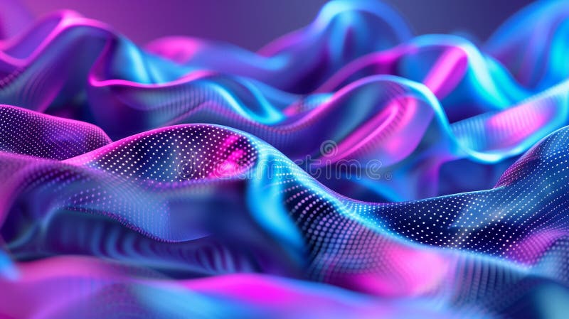 Abstract Background, Gradient Color Blue Purple, Dotted Lines ...