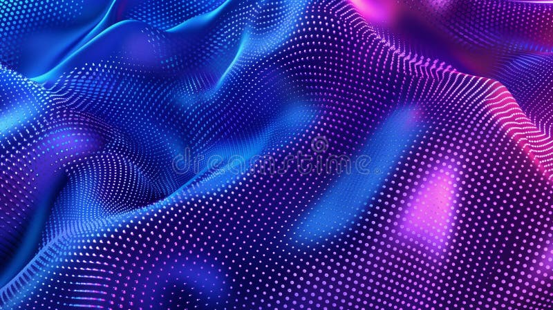 Abstract Background, Gradient Color Blue Purple, Dotted Lines ...