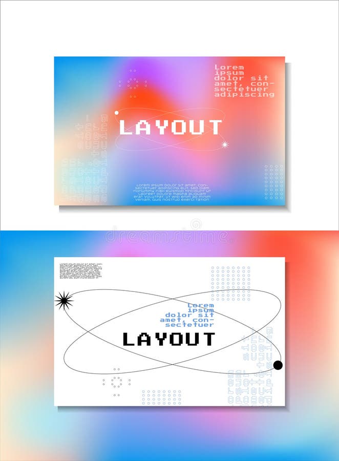 Abstract Background, Gradient Cover Layout, Creative Template , Design ...