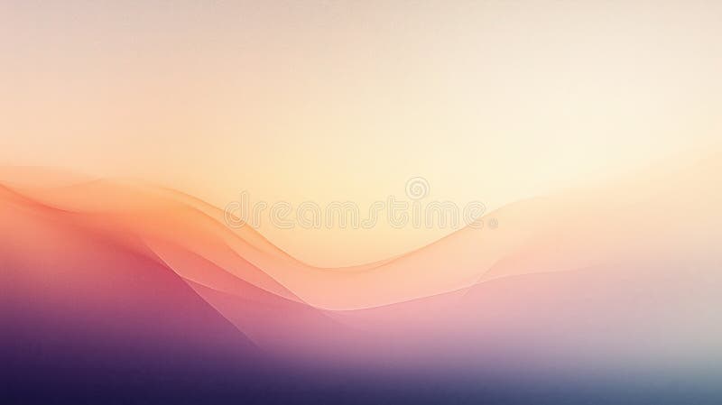 Abstract Background with Gradient Ribbon. Delicate Color Gradient in ...