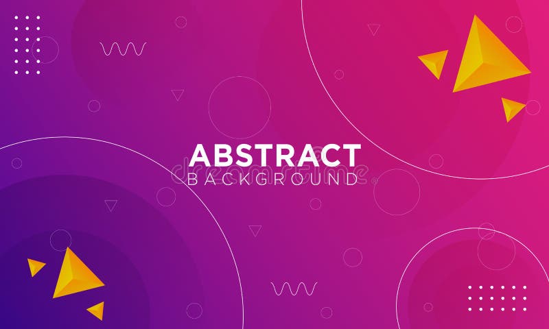 Abstract Background with Gradient Triangle Elements Stock Vector ...