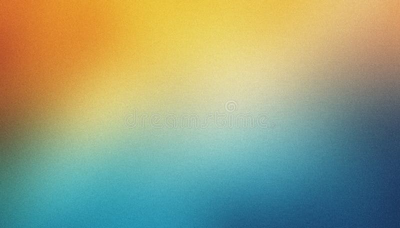 Abstract Background with Grain Noise Texture, Orange and Blue Gradient ...
