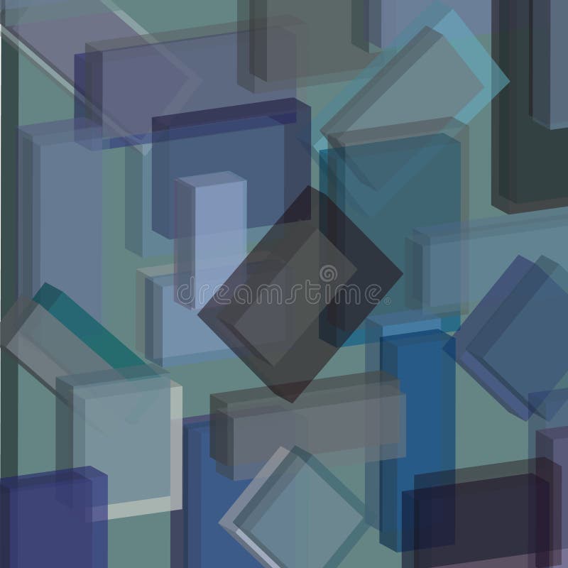 Three Dimensional Geometric Forms Stock Illustrations – 364 Three ...