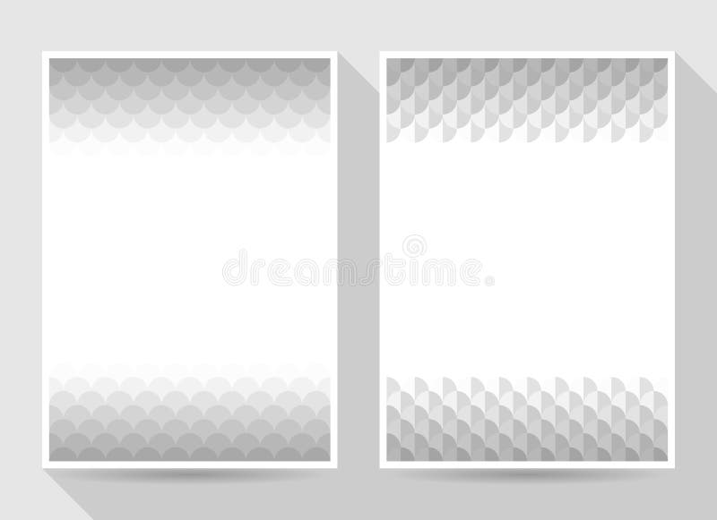 Abstract Background, Gray Pattern of Circular Elements of Different ...