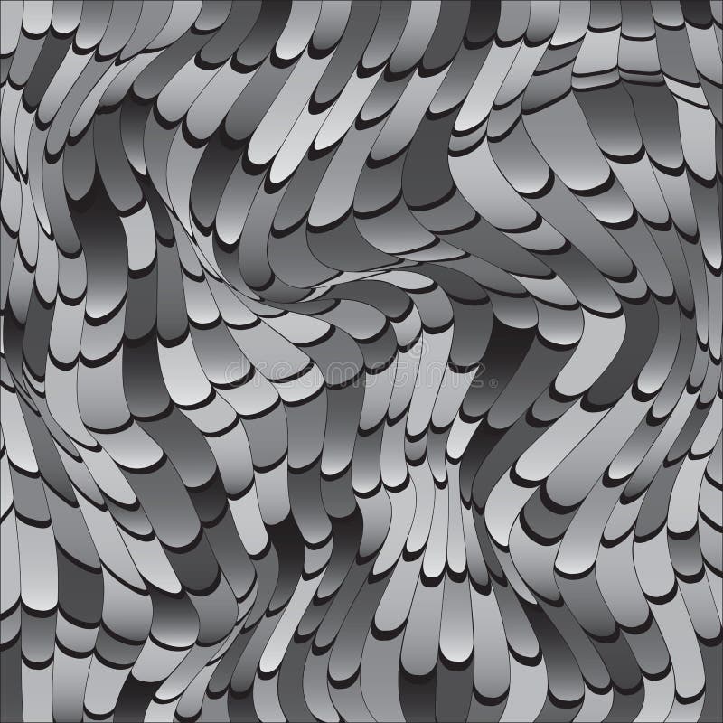 Abstract Background. Noise Structure with Hexagons. Screen Vector ...